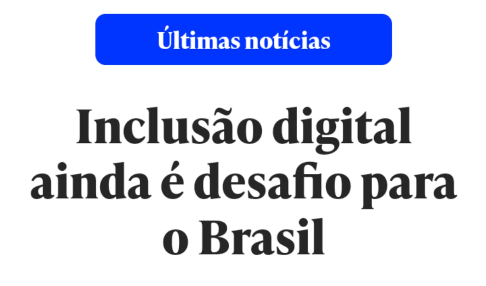 Inclusão Digital na Escola
